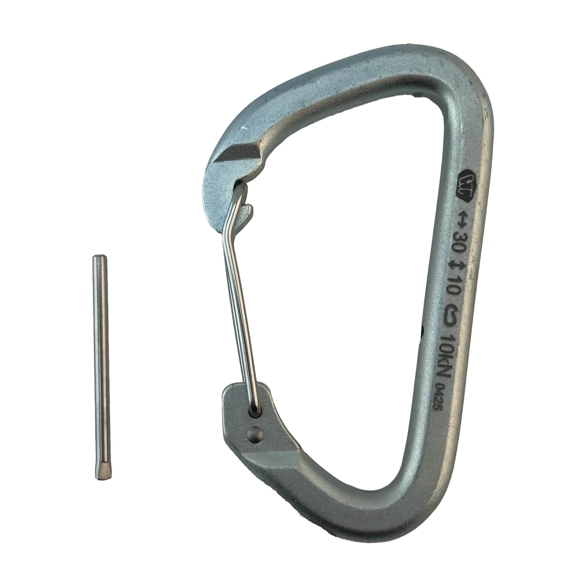 Steel Wiregate Captive Pin Carabiner