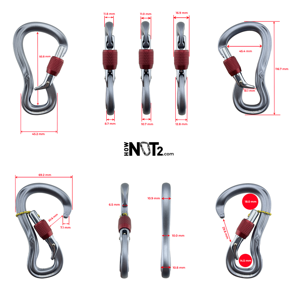 Black Diamond GridLock Screwgate Belay Carabiner