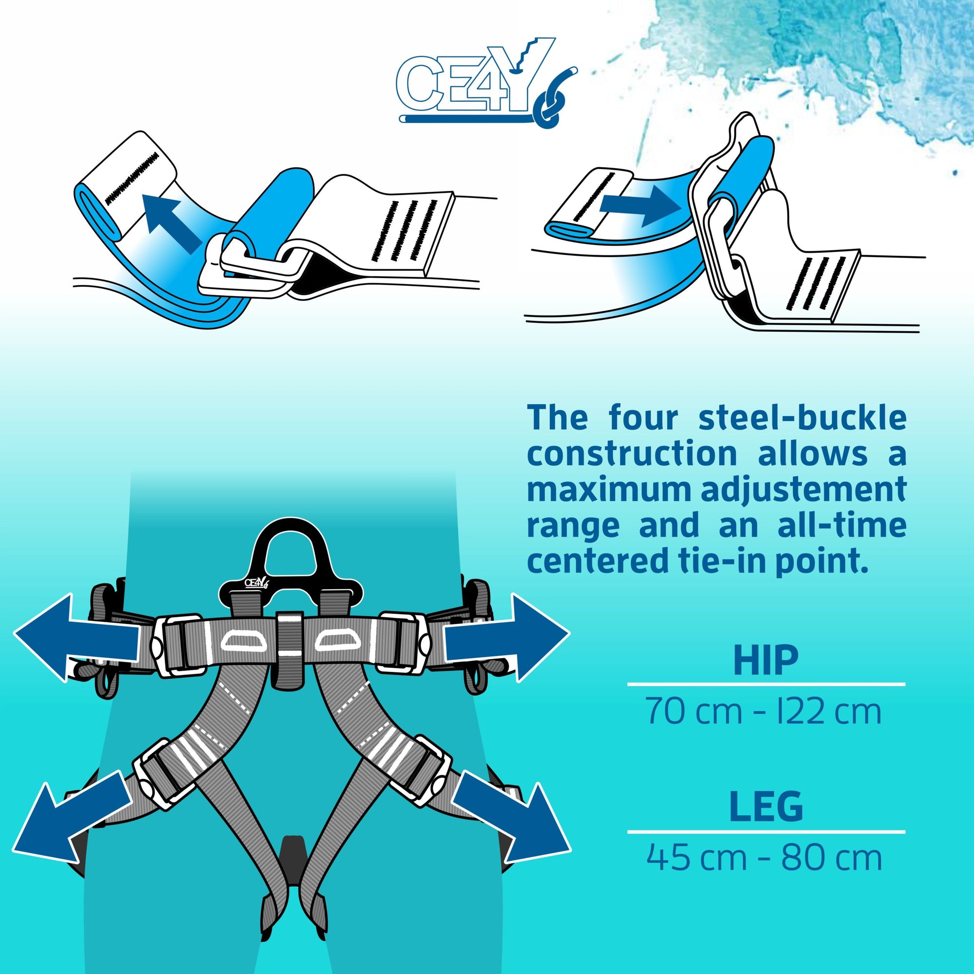CE4Y Comfy Canyon V2 Canyoning Harness