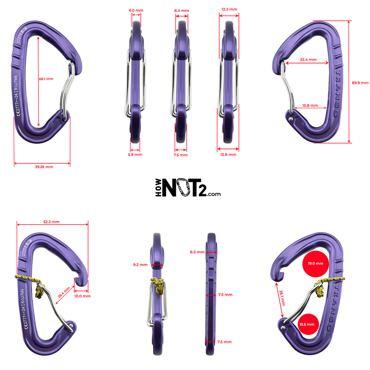 Trango Phase Wiregate Carabiner