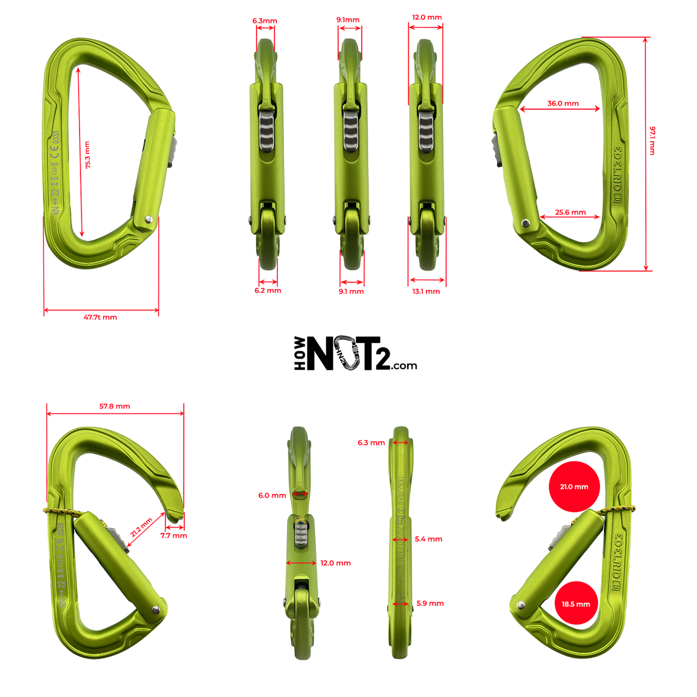 Edelrid Pure Slider Carabiner
