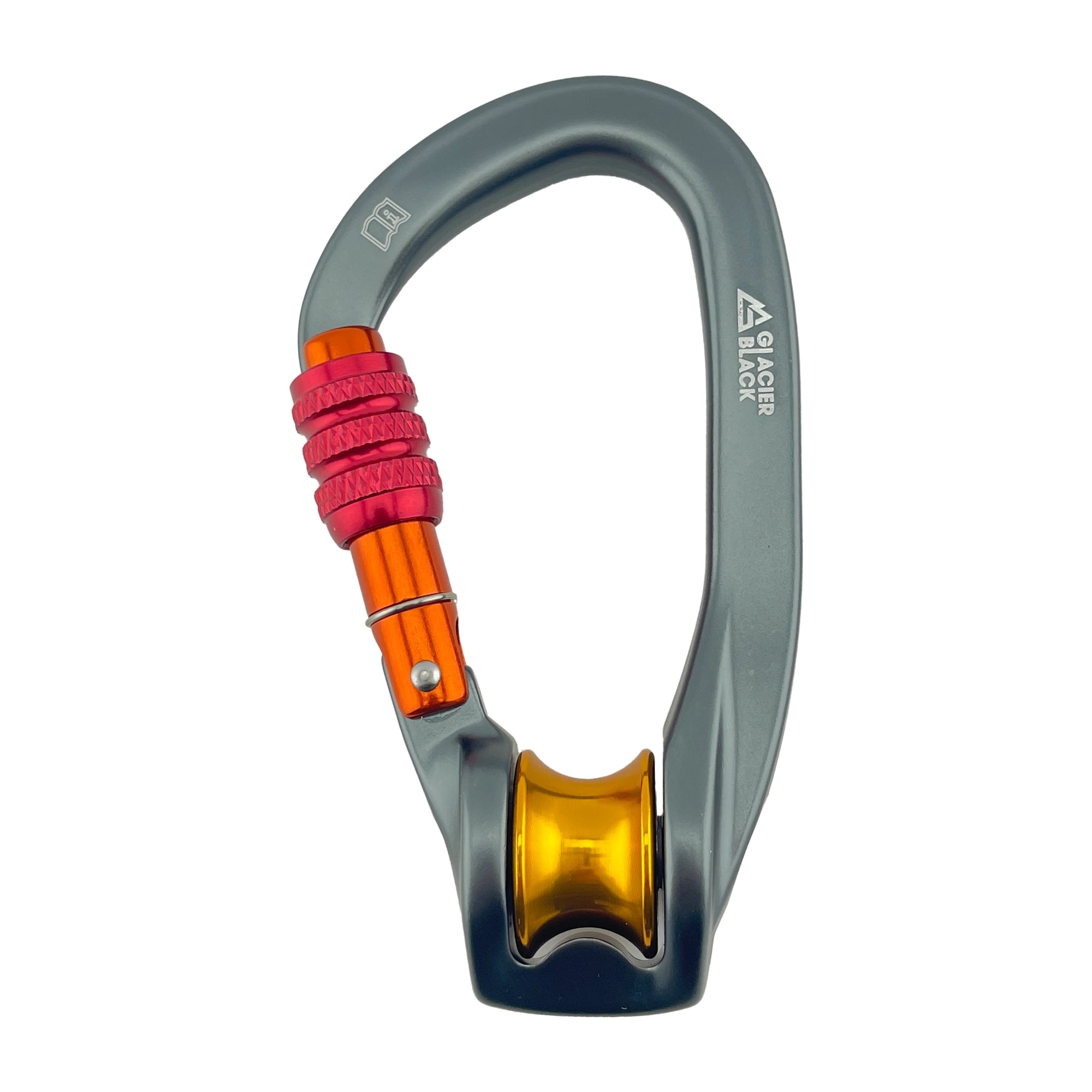 Glacier Black Revolve Pulley Carabiner